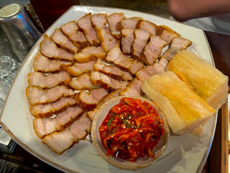 서울중랑구상봉맛집 장수만세 면목본점상황버섯을 넣고 삶은 건강한 보쌈 맛집 네이버 블로그