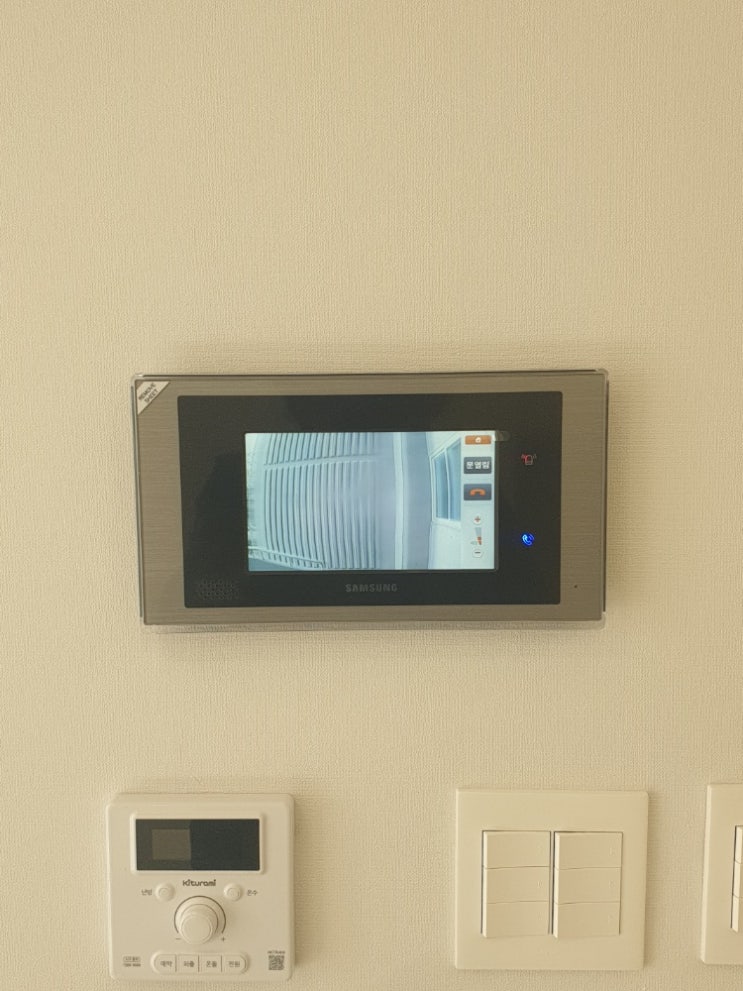 [삼성비디오폰 SHT-3527XA] 강북구 미아동 벽산라이브파크아파트 망가진 비디오폰 오래된 인터폰 고장난 도어폰 교체설치 : 네이버 블로그