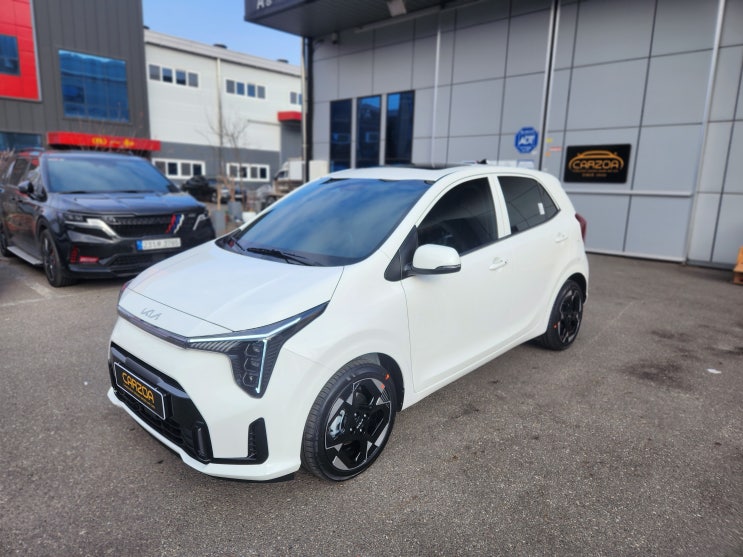 인천 모닝 신차패키지 잘하는 곳, 틴큐브 Q플러스, PPF 6종, 파인뷰 LXQ500, 유리막코팅, 신차검수 패키지 : 네이버 블로그