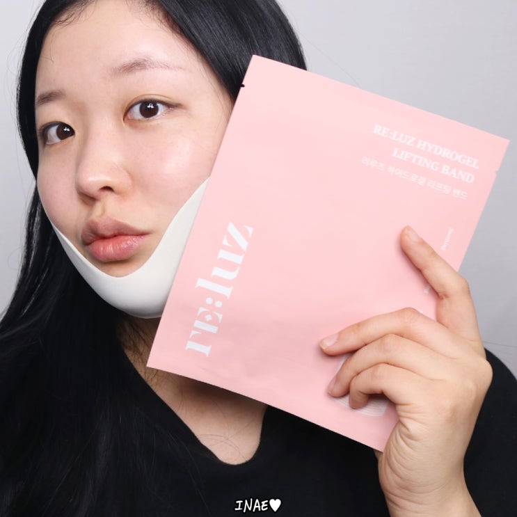 리루즈 하이드로겔 리프팅 밴드 브이라인 턱선리프팅마스크팩 사용해요 Reluz 네이버 블로그