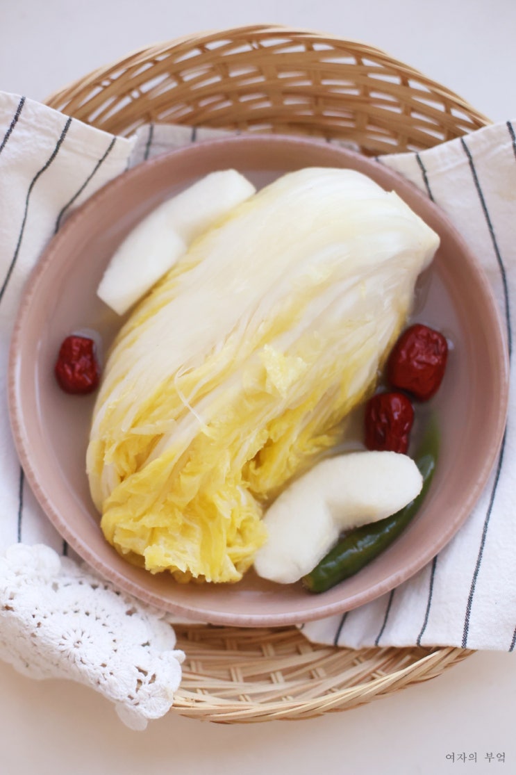 백김치 담그는 방법 배추 물김치 담그는법 아기 백김치 만들기 담그기 백김치담그는법 네이버 블로그