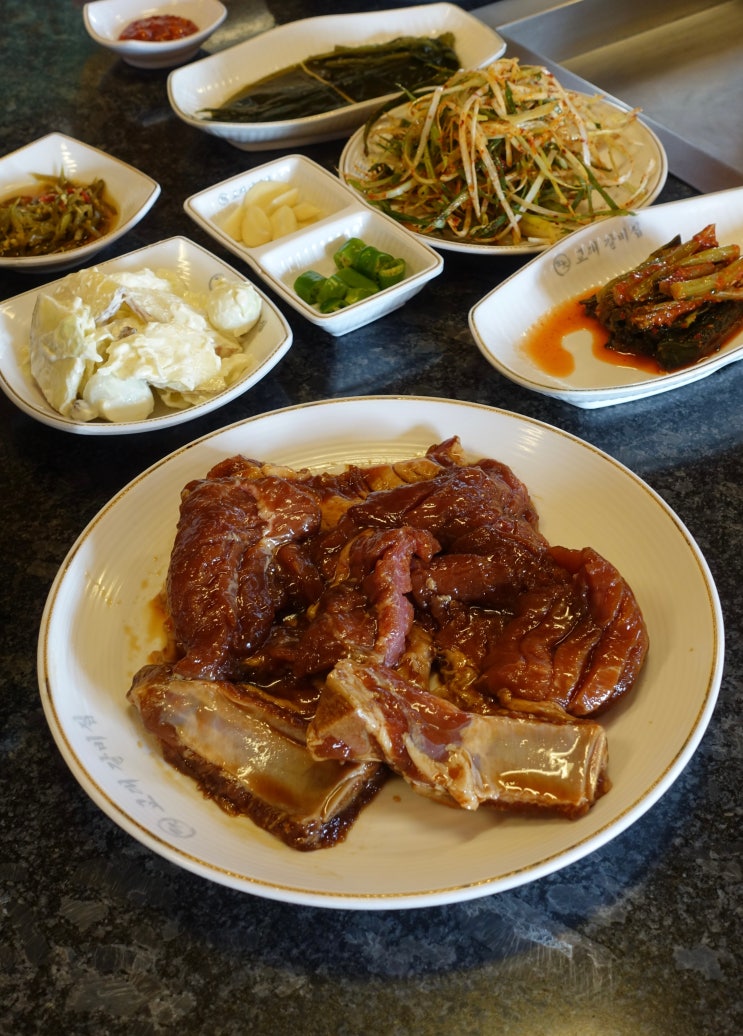 비장탄 양념 돼지갈비구이 | 교대 갈비집 서초 : 네이버 블로그