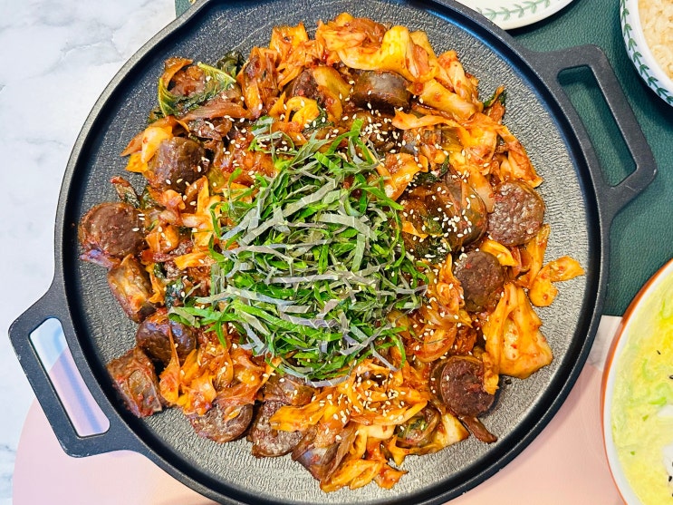 술안주 베스트 순대볶음 양념장 편스토랑 류수영 순대볶음 레시피 네이버 블로그