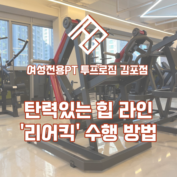 구래pt구래동헬스 탄력있는 힙 라인을 위한 ‘리어킥 수행 방법 네이버 블로그