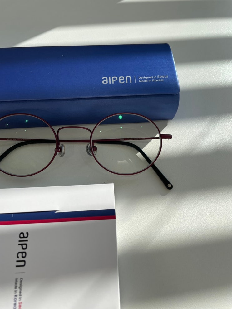 알펜 AL306 김희애안경 + PENTAX 누진다초점 가공 : 네이버 블로그