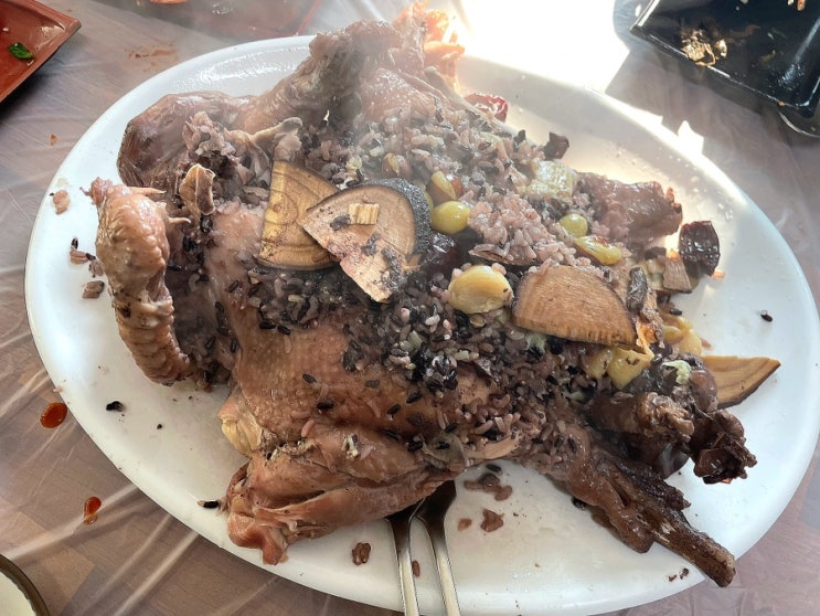광주 숨은 맛집 산 속에 위치한 옻닭맛집 용진산장 네이버 블로그