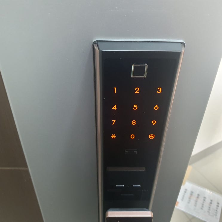 태전 힐스테이트 아파트 고장 난 현관문 디지털도어락 직방 SHP-DP951교체 설치 광남동 태전동 열쇠 잘하는 집 : 네이버 블로그