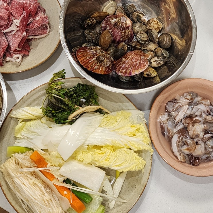 남당항 맛집 승엽회수산 배달로 해먹은 새조개 샤브샤브 네이버 블로그