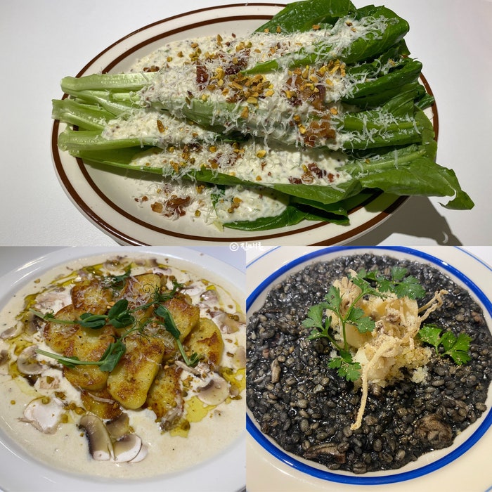 천안 신부동 파스타 맛있는 gnob 그노브 뇨끼 로메인샐러드 먹물리조또 이색 메뉴 : 네이버 블로그