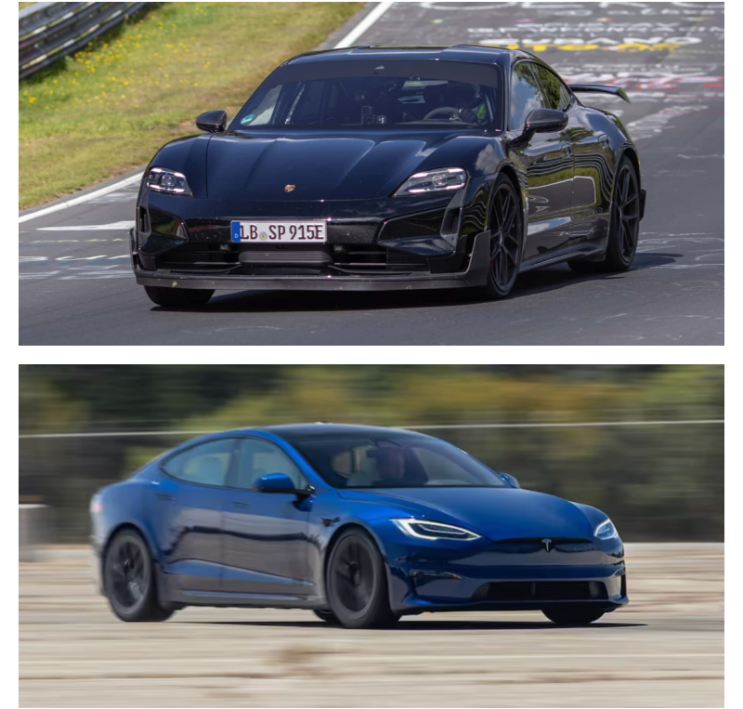포르쉐 타이칸 GT vs. 테슬라 모델S 플래드 ft. 끝없는 경쟁 : 네이버 블로그