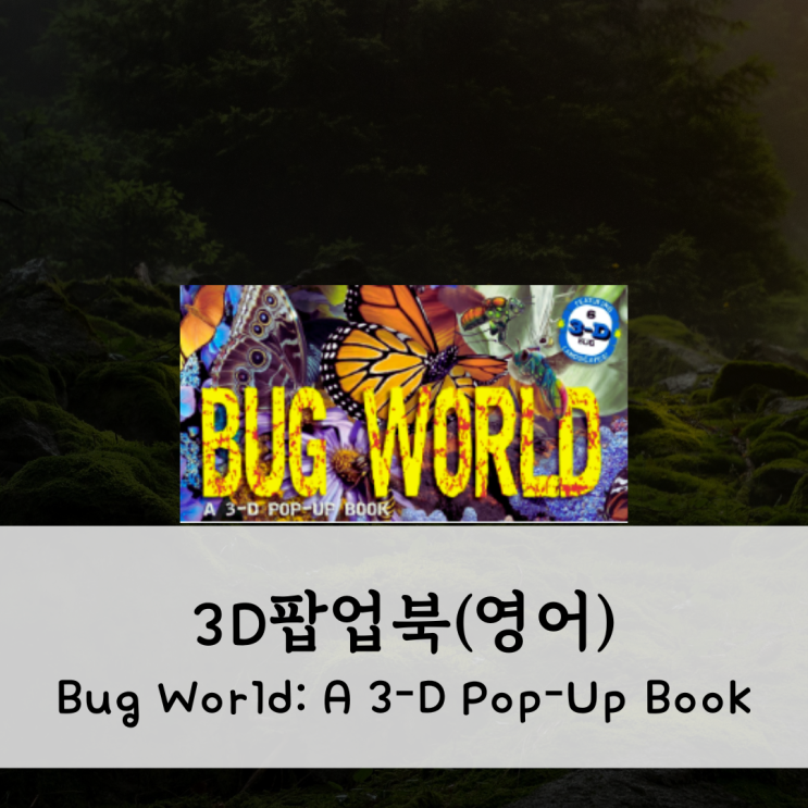 '생동감 미쳤다'유아 영어책 3D 팝업북 Bug World: A 3-D Pop-Up Book : 네이버 블로그