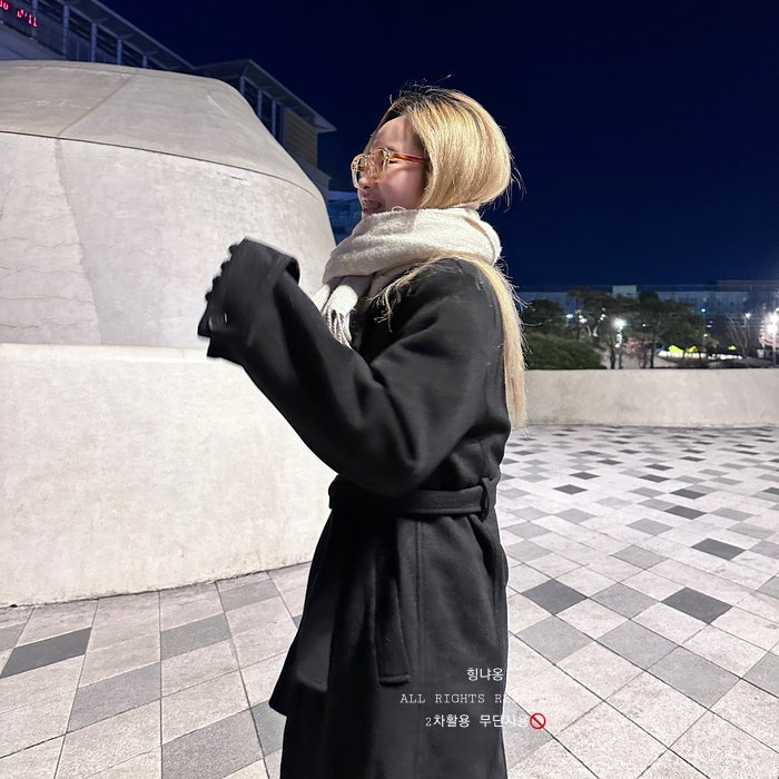 여성 겨울코트 라마로 롱코트 비즈니스캐주얼 여자코디 네이버 블로그