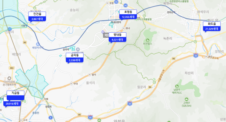 남양주시 스낵입지분석(GTX B 평내호평 KCC 스위첸, 두산알프하임, 평내메트로원, 대명루첸포레스티움, 호평1구역, 평내1구역, 창현도뮤토, 라온, 금곡 2구역, 양정 ...