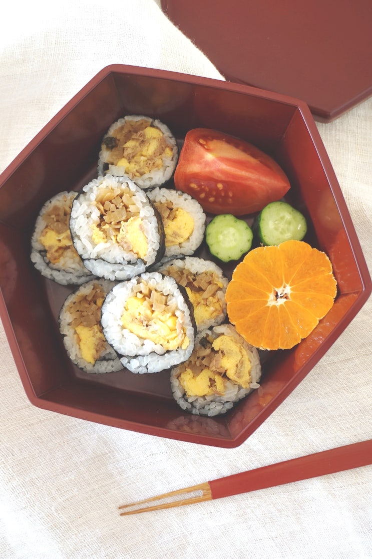 묵은지 참치김밥 만들기 참치 묵은지 김밥으로 야외 도시락 만드는 법 네이버 블로그