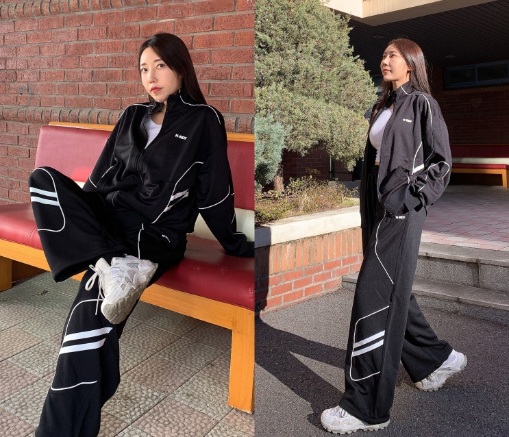 여성 트레이닝복 세트 연예인 착용 핏 예쁜 널디 트랙세트 후기 네이버 블로그