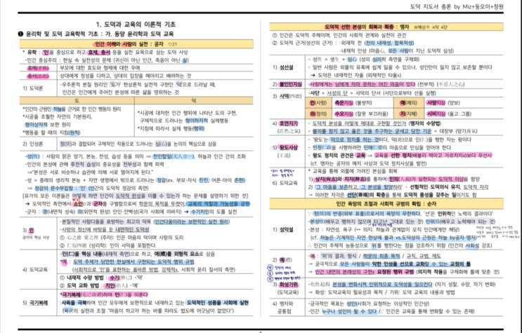 떠먹여주는 초등임용 도덕 공부법 및 자료나눔 네이버 블로그