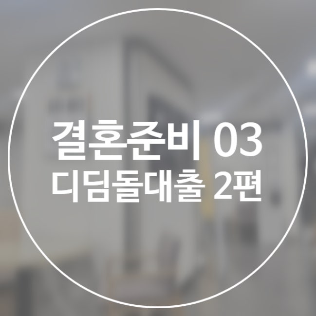 W03 디딤돌 대출 받기 2편디딤돌대출 신혼부부 신청 예비자산심사 사전자산심사 네이버 블로그