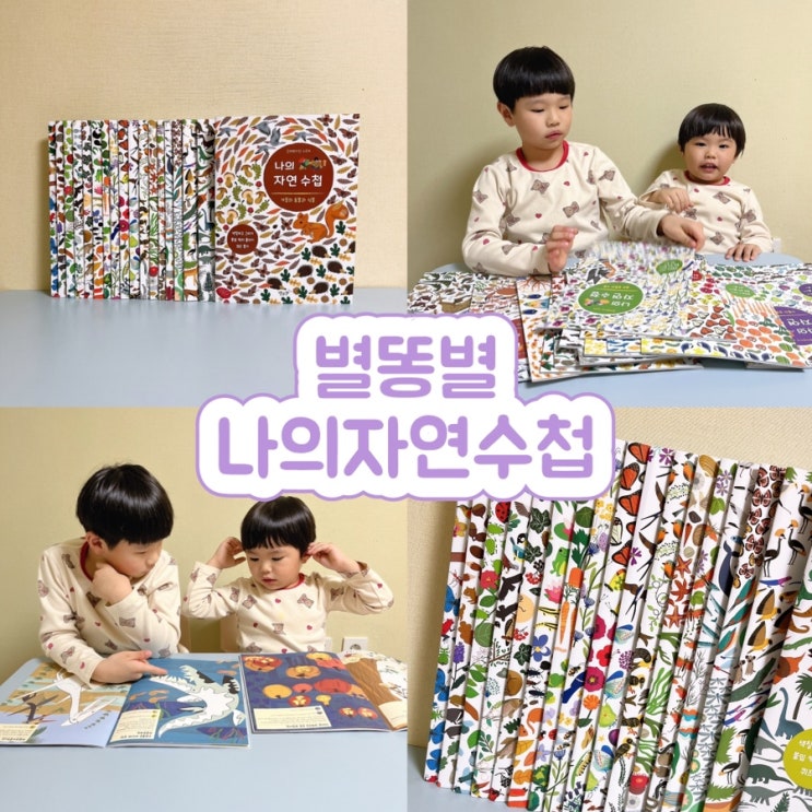 별똥별 나의자연수첩 유아자연도감 개봉기 네이버 블로그