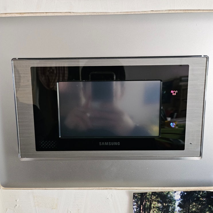 양주시 백석읍 장미마을 동화 1단지 아파트에 삼성 직방 비디오폰 SHT-3527 설치 후기 : 네이버 블로그