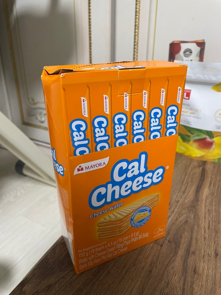 마요라 칼치즈 웨이퍼(와퍼) mayora cal cheese wafer 과자 베트남쇼핑 : 네이버 블로그