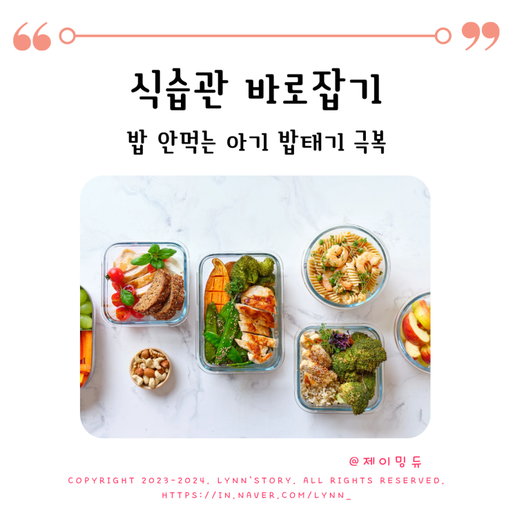 밥 안먹는 아기 잘 안먹는 아이 밥태기 극복 식습관 바로잡기 네이버 블로그