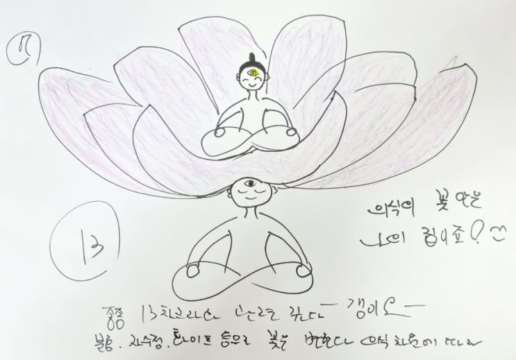 의식의 꽃 사하스라라 7차크라 정수리 차크라 발전 과정 네이버 블로그