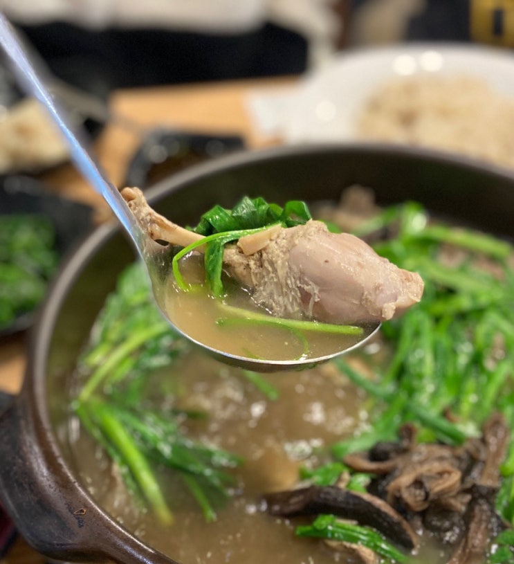의정부 단체 모임 가능한 오리백숙 호원동 맛집 Ok능이마을 네이버 블로그