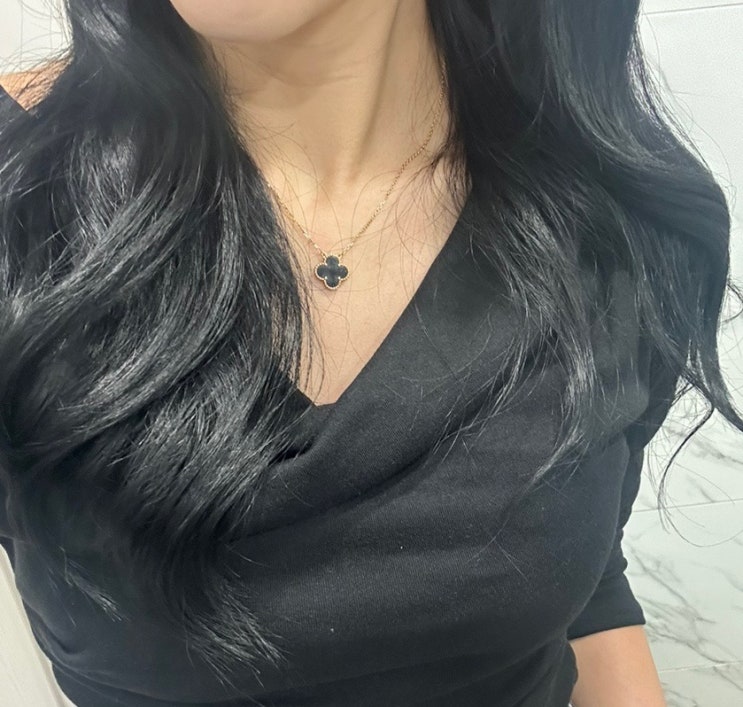 반클리프 목걸이 반클리프앤아펠 오닉스 목걸이 3년 착용기 네이버 블로그