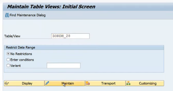 [SAP] Transaction Code for Tables Maintained (Feat SM30, SE93) : 네이버 블로그