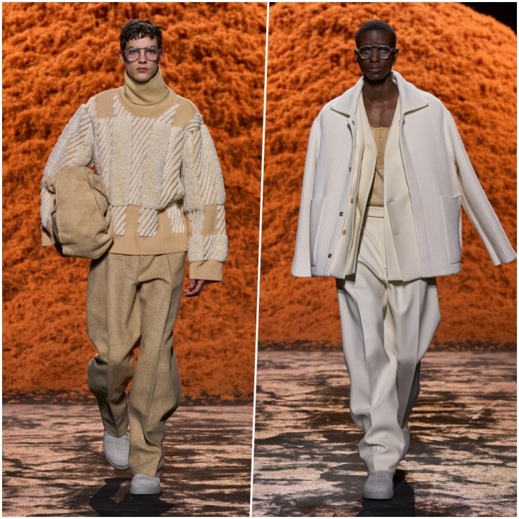 명품 브랜드 제냐(ZEGNA) FW24 겨울 컬렉션 더 오아시 오브 캐시미어 코트, 남자 자켓, 니트 : 네이버 블로그