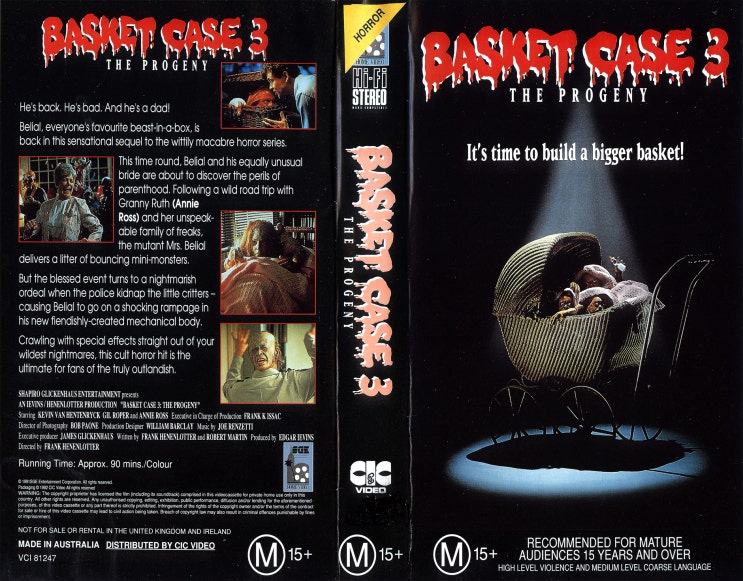 바스켓 케이스 3 (Basket Case 3: The Progeny, 1991) : 네이버 블로그