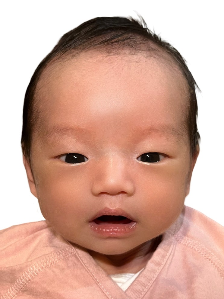 셀프 아기 여권 사진 만들기아기 여권 만들기생후 9일 아기 셀프 여권 사진 찍기 아기 셀프 증명 사진 신생아 여권