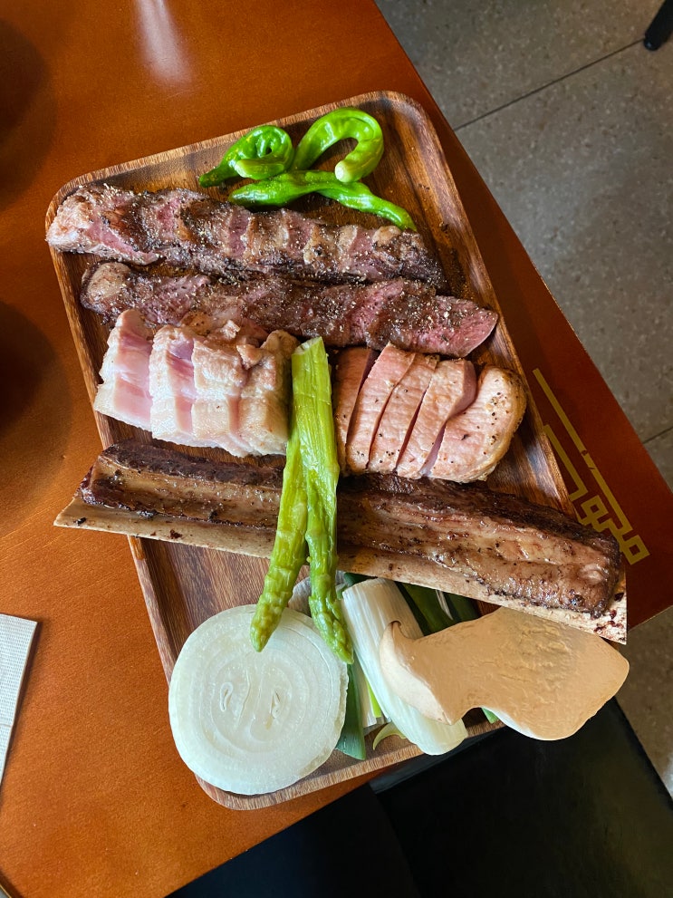 맛집 경기도 상현역 와인과 함께 먹는 수비드 우대갈비 맛집 방이옥 네이버 블로그