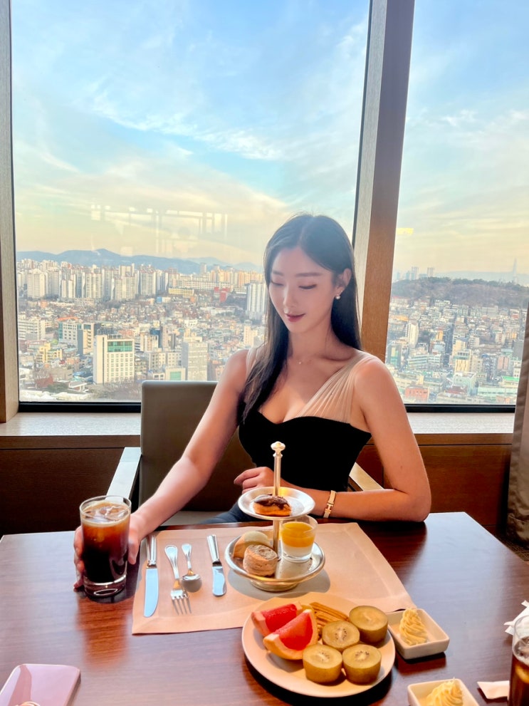 서울신라호텔 이그제큐티브 라운지 해피아워 조식 후기 네이버 블로그