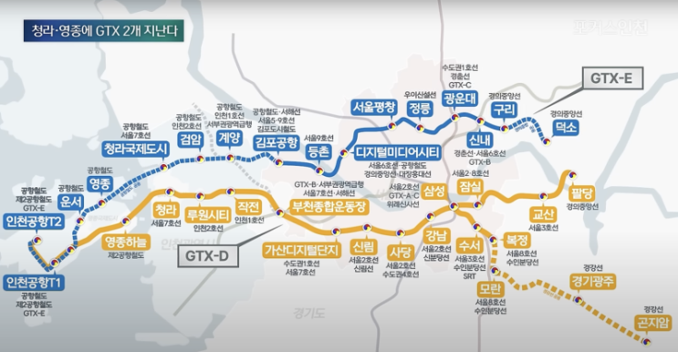 1월말 GTX A·B·C 연장· D·E·F 신설노선 발표 + GTX -C 착공? 우주의 기운이 월계동으로 : 네이버 블로그