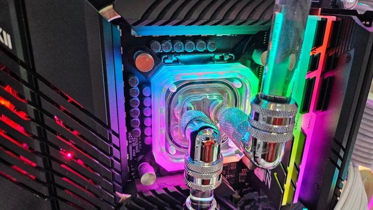 [대구조립컴퓨터] 하이앤드 커스텀 수냉 컴퓨터 수리 by 이지컴퓨터 : 네이버 블로그