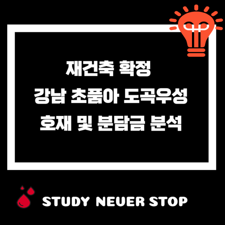 도곡우성아파트 재건축 확정 초품아 Gtx C 신분당선 연장 분담금 분석 네이버 블로그