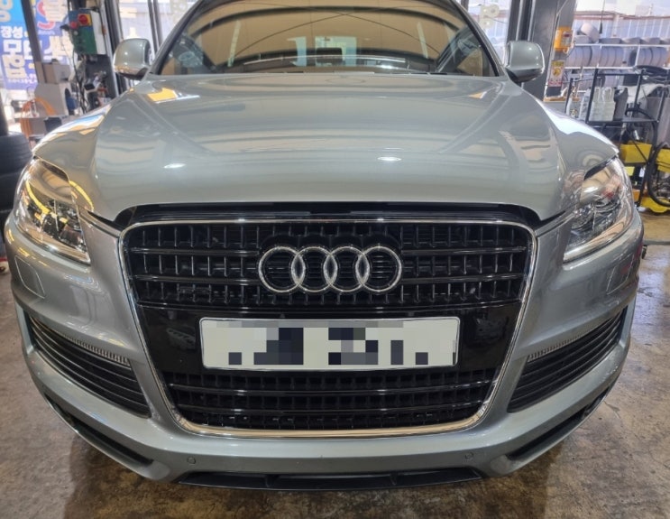 아우디 Q7 4.2TDI 콰트로; 흡기,인젝터,DPF 크리닝, 미션오일,데후오일교환, 장성모터스 : 네이버 블로그