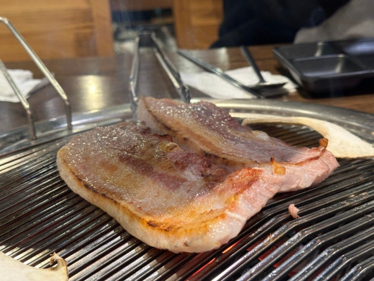 강남구청 고기집 회식 모임하기 좋은 넓고 깔끔한 삼겹살 맛집 이층고깃집 네이버 블로그