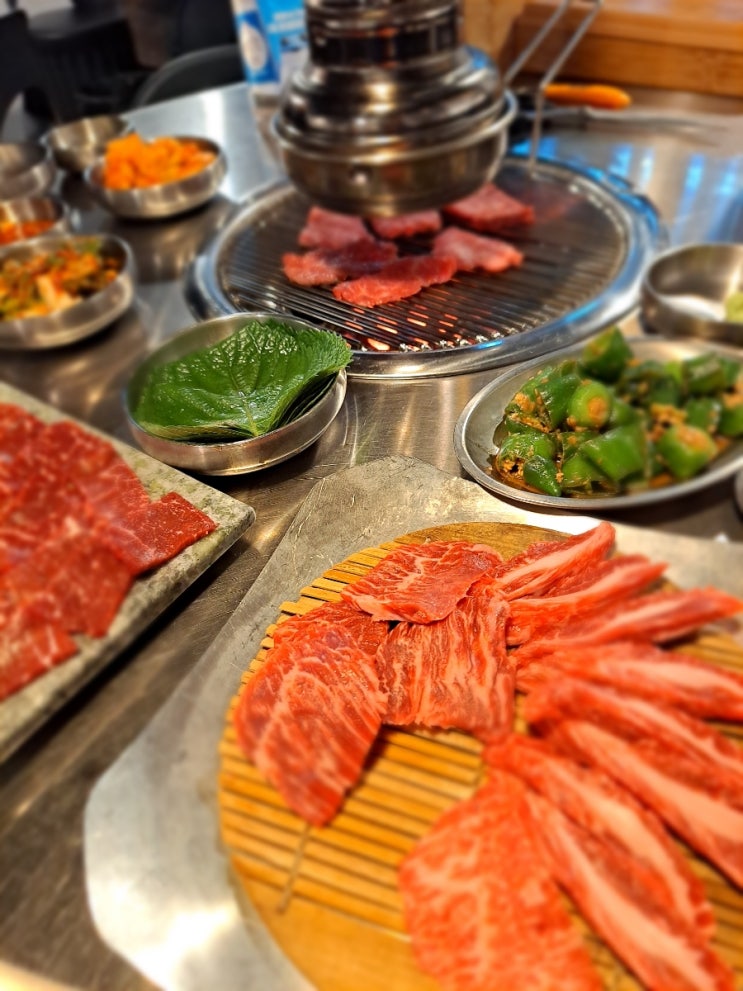 신사역 고기집 칠프로칠백식당 신사본점 한우모듬 네이버 블로그