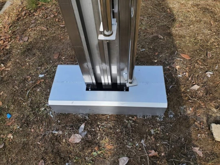 반자동현수막게시대 반자동현수막 거치대 베이스판커버 : 네이버 블로그