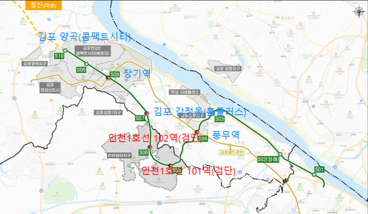 서울 5호선 연장 조정안에 김포검단 수혜 아파트 단지 정보 네이버 블로그