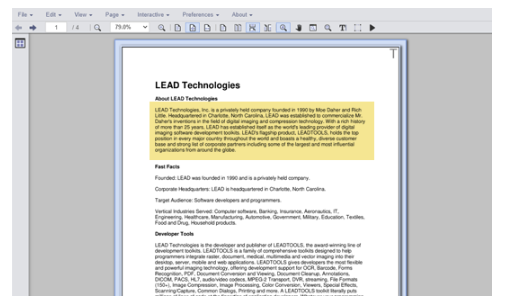 LEADTOOLS ICR 기술/ ICR SDK 라이브러리/문자 추출/다양한 필기체 인식 기능/텍스트 검색 가능한 형식/ LEADTOOLS 자동 인식/LEADTOOLS 개발 ...