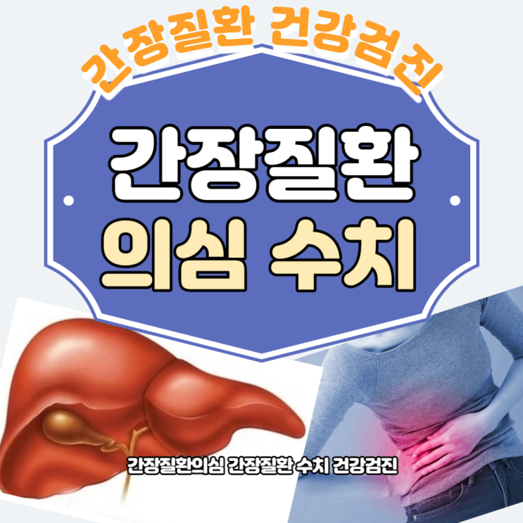 간장질환의심 간장질환 수치 건강검진 네이버 블로그