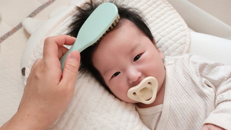 베이비클라우드 아기브러쉬 신생아빗 사용 꿀팁 네이버 블로그