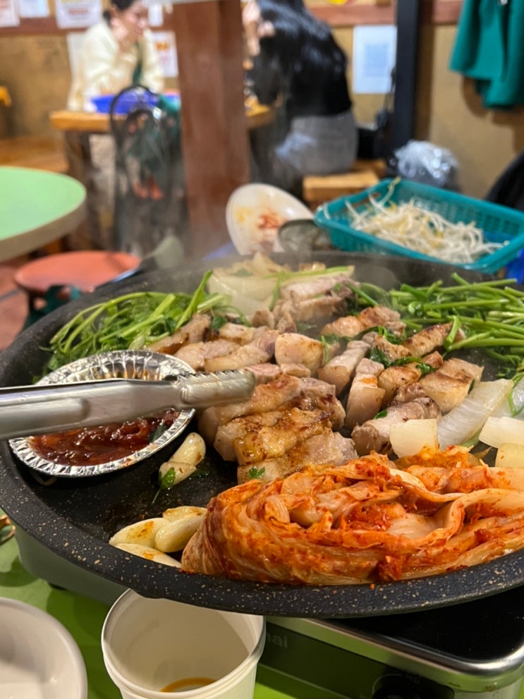숙대입구 맛집 남영역 근처 고기 맛집 원동 미나리 삼겹살 네이버 블로그