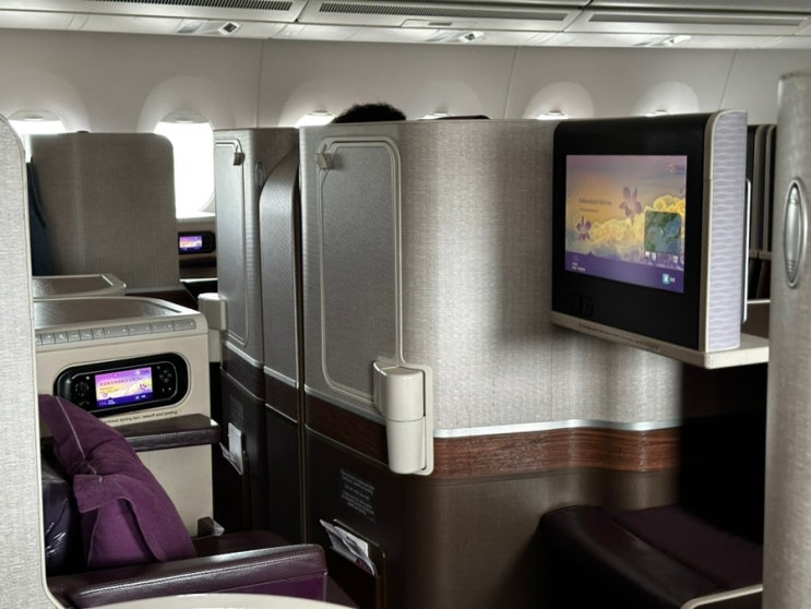 타이항공 비즈니스 클래스 인천-방콕 TG659 A350-900 리뷰(마일리지 발권/라운지/기내식) : 네이버 블로그