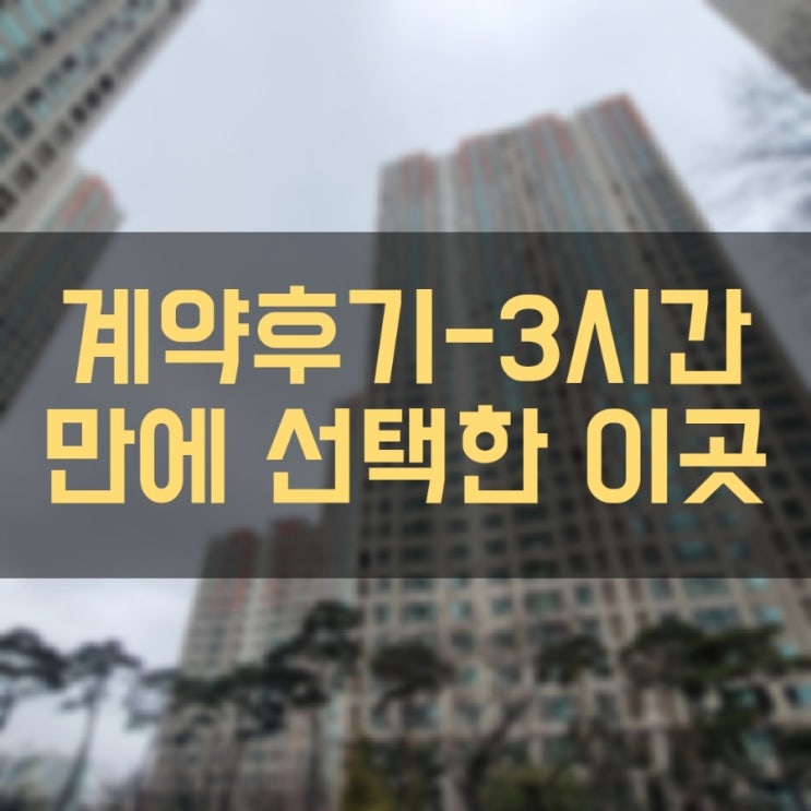 계약후기 대연동 아파트 쭉 보다가 연산동 아파트 3시간만에 계약한 이유연제롯데캐슬데시앙 네이버 블로그