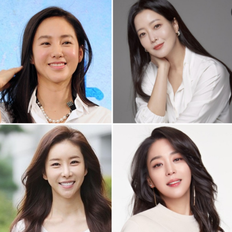 40대여성 헤어스타일 앞머리없는 중단발 긴머리 우아하고 세련되게 네이버 블로그
