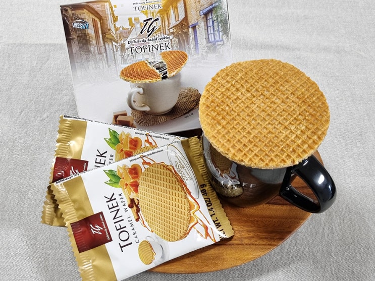 토피넥 카라멜 와플 과자 40g 다이소 수입과자 TOFINEK CARAMEL WAFER : 네이버 블로그
